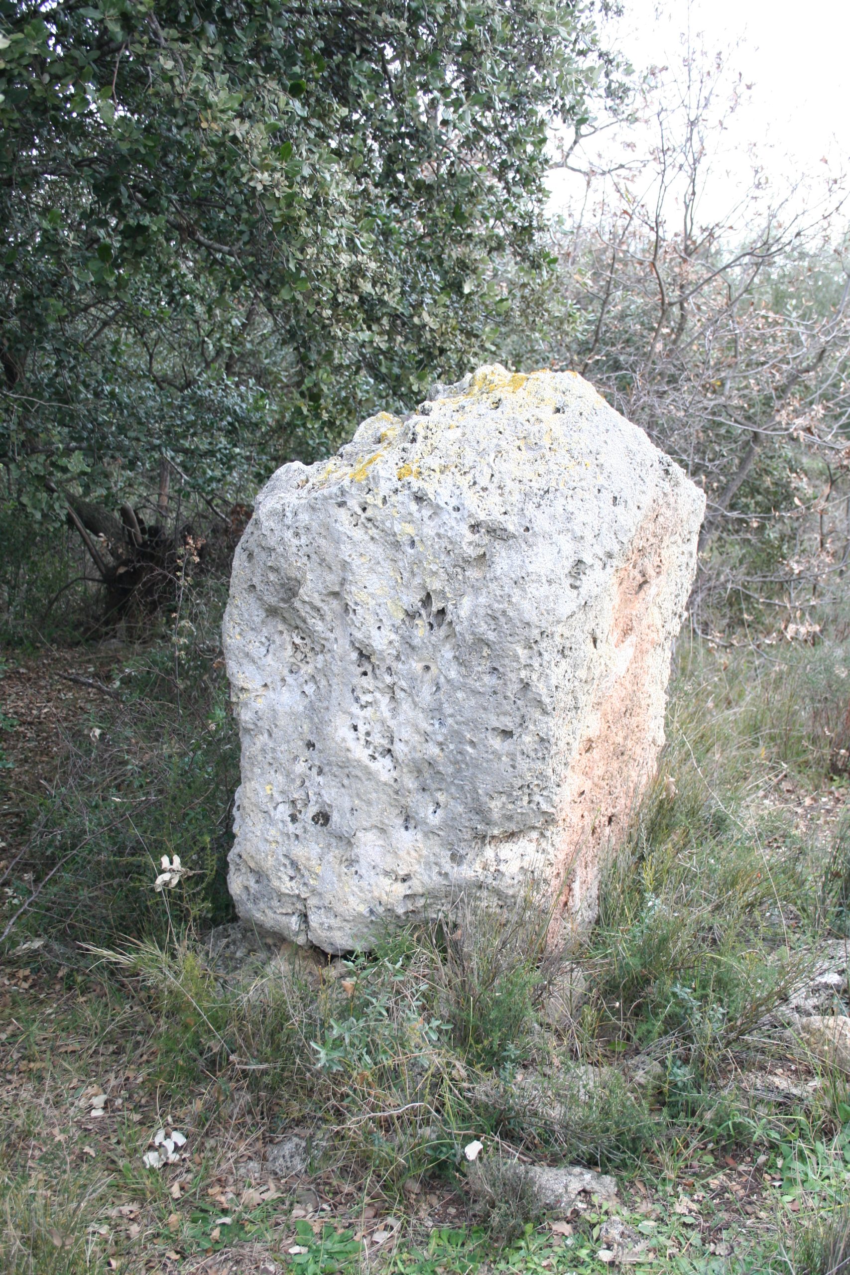 La pierre levée de Caux dit le « menhir de Peyreficade » - Archéodyssée